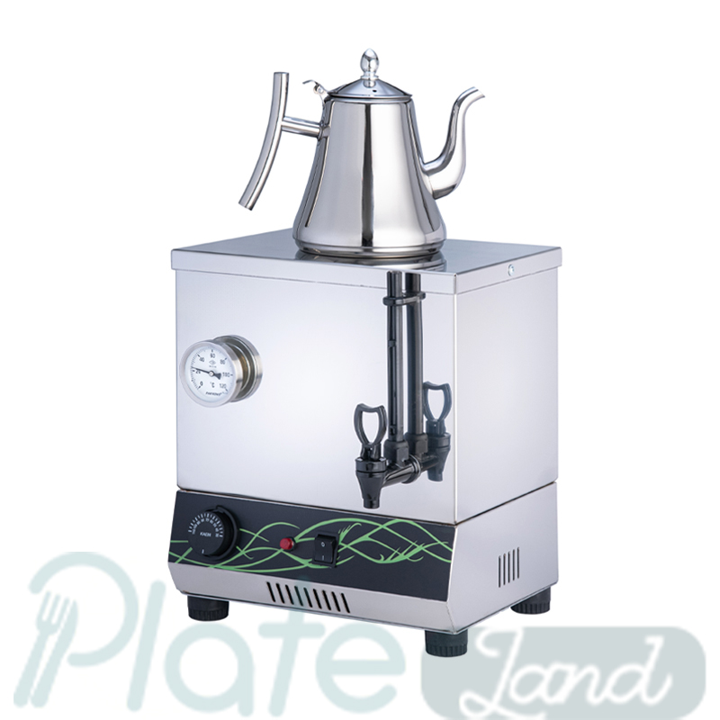 سماور برقی صنعتی 13 لیتری مدل T-E1 - پلیت لند